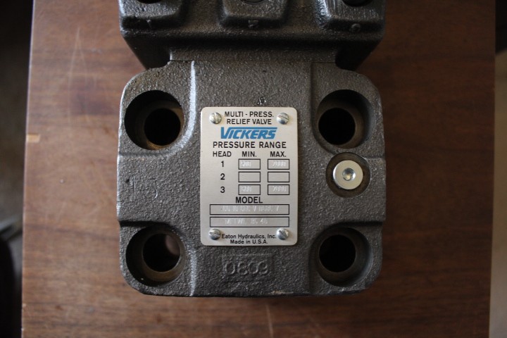 VICKERS CG10-CECV-DGL-8C-115AC-50/60 Tri-Pressure Relief Valve Pressure ...